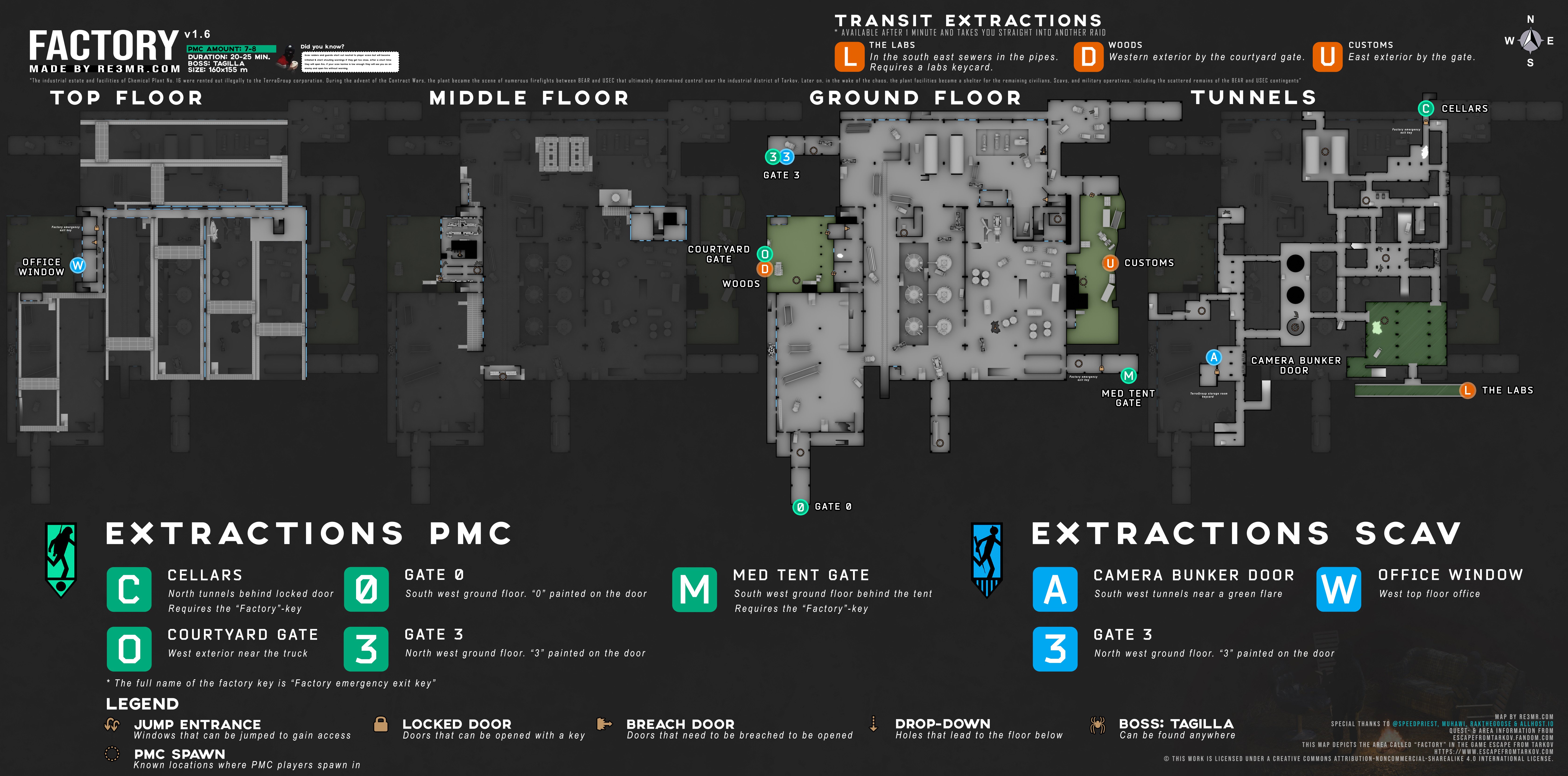 Тарков подробная карта завода | Obrezka.com